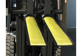Urethane Forklift Covers - Construction Industry - Plan Tech